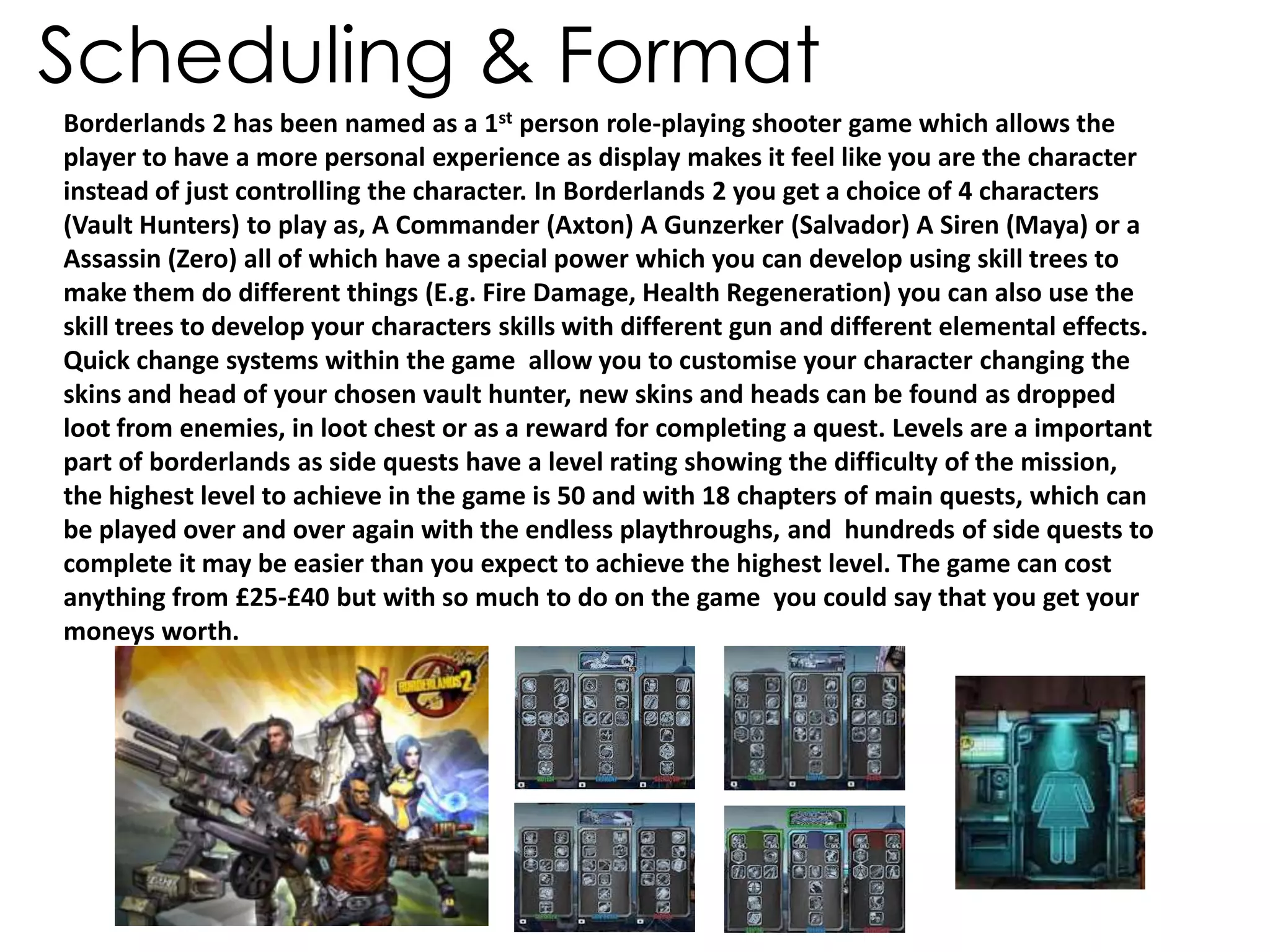 Borderlands 2 case study | PPT | Free Download