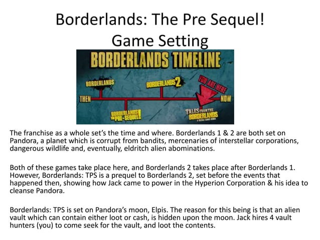 Borderlands case study. | PPT