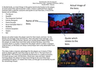 Borderlands case study. | PPT