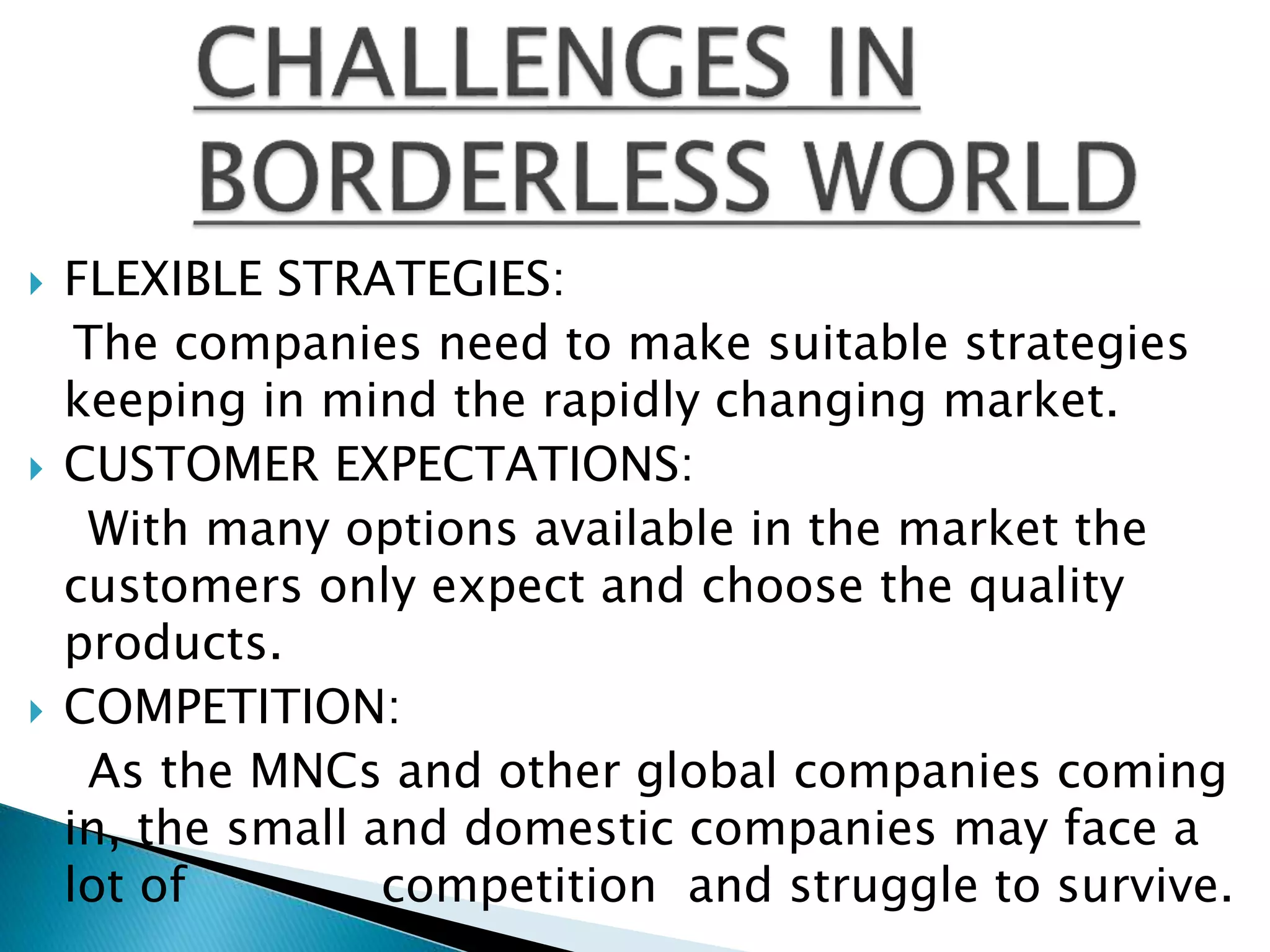 Borderless world | PPT