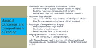 OVARY CANCER: BORDERLINE | PPTX
