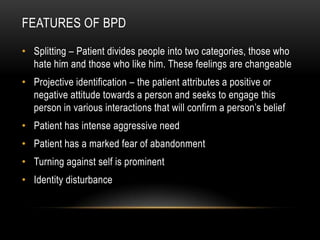 Borderline personality disorder | PPTX | Mental Health | Diseases and ...
