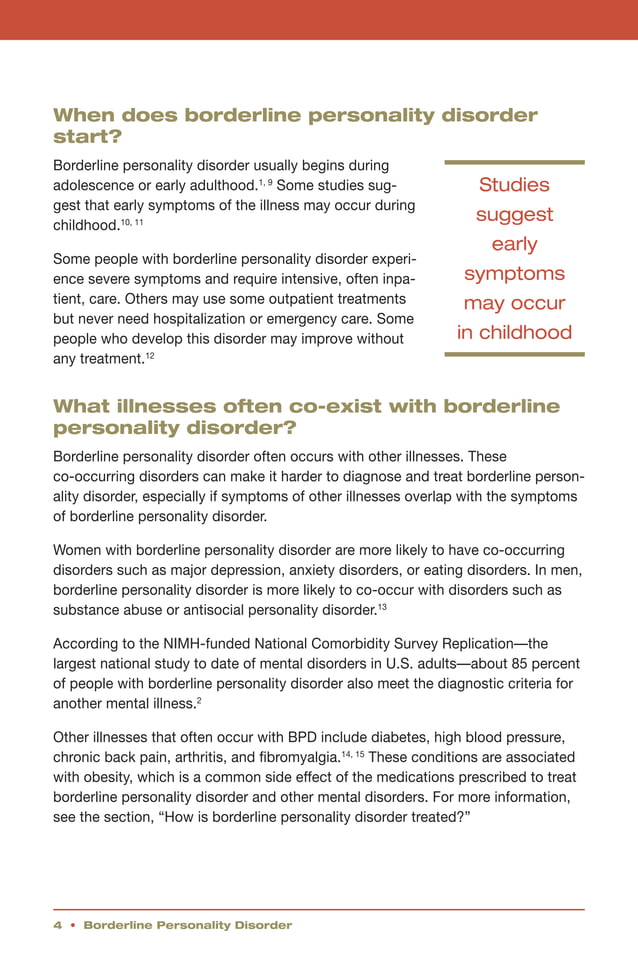 Borderline personality disorder | PDF