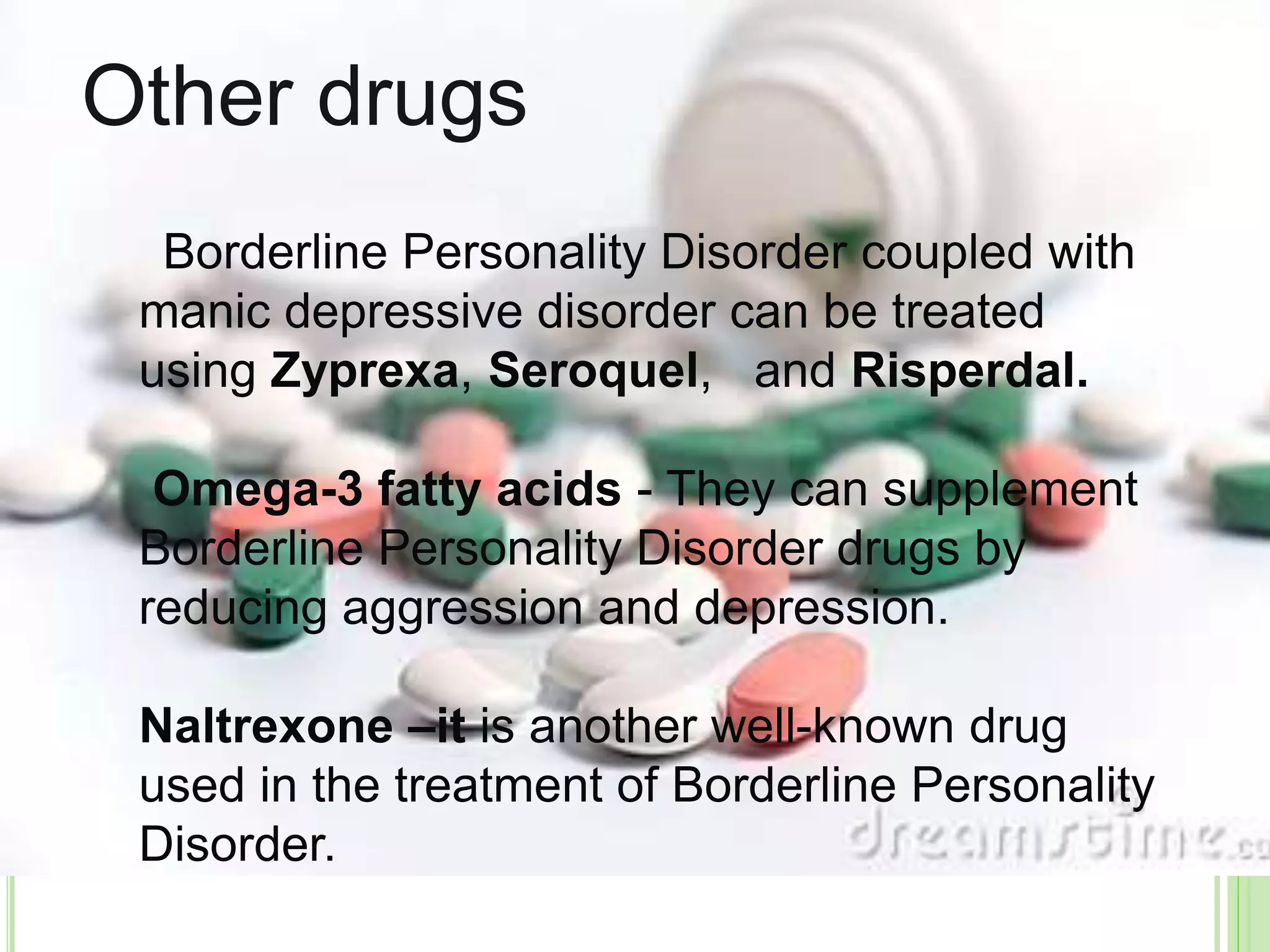 Borderline personality disorder | PPTX