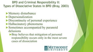 Borderline personality disorder | PPTX