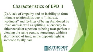 Borderline personality disorder | PPTX