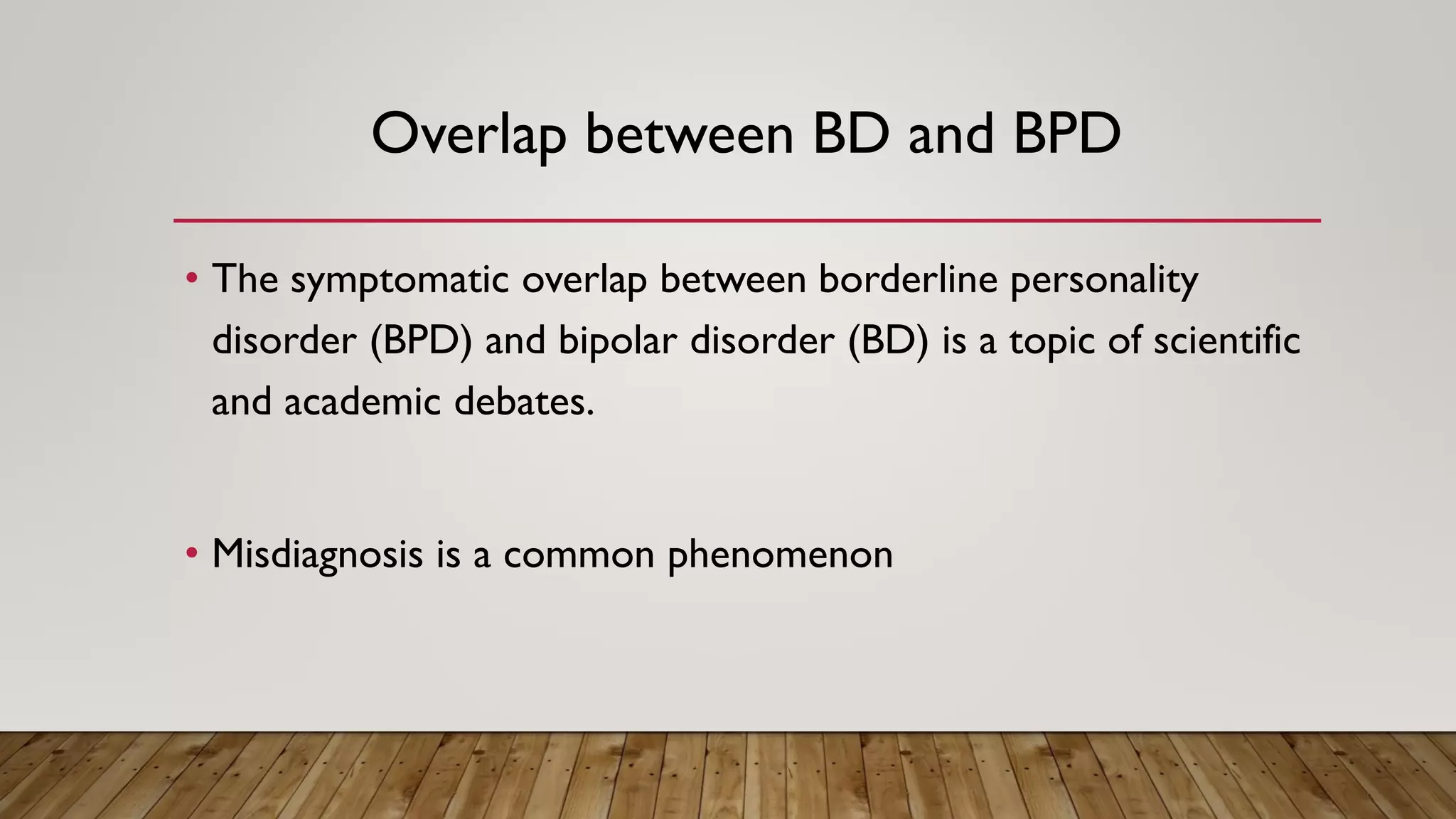Borderline Personality Disorder Vs. Bipolar Disorder - Diagnostic ...