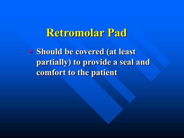 Border Molding.ppt | Dental Health | Diseases and Conditions