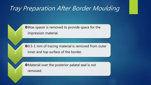 Border Moulding in Complete Denture Prosthesis | PPTX