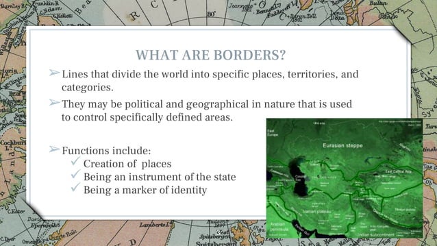 Borders | PPTX | Asia Travel | Travel Locations