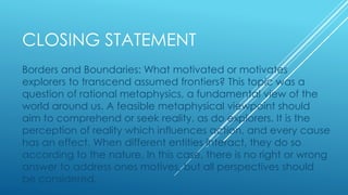 Borders & Boundaries | PPTX