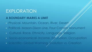 Borders & Boundaries | PPTX