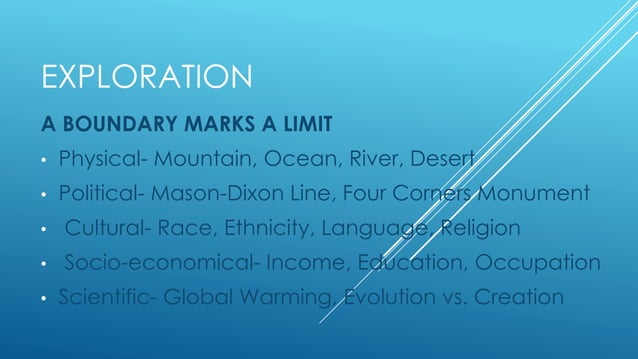 Borders & Boundaries | PPTX