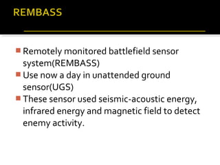 Border security using wireless integrated network sensors(wins) | PPT
