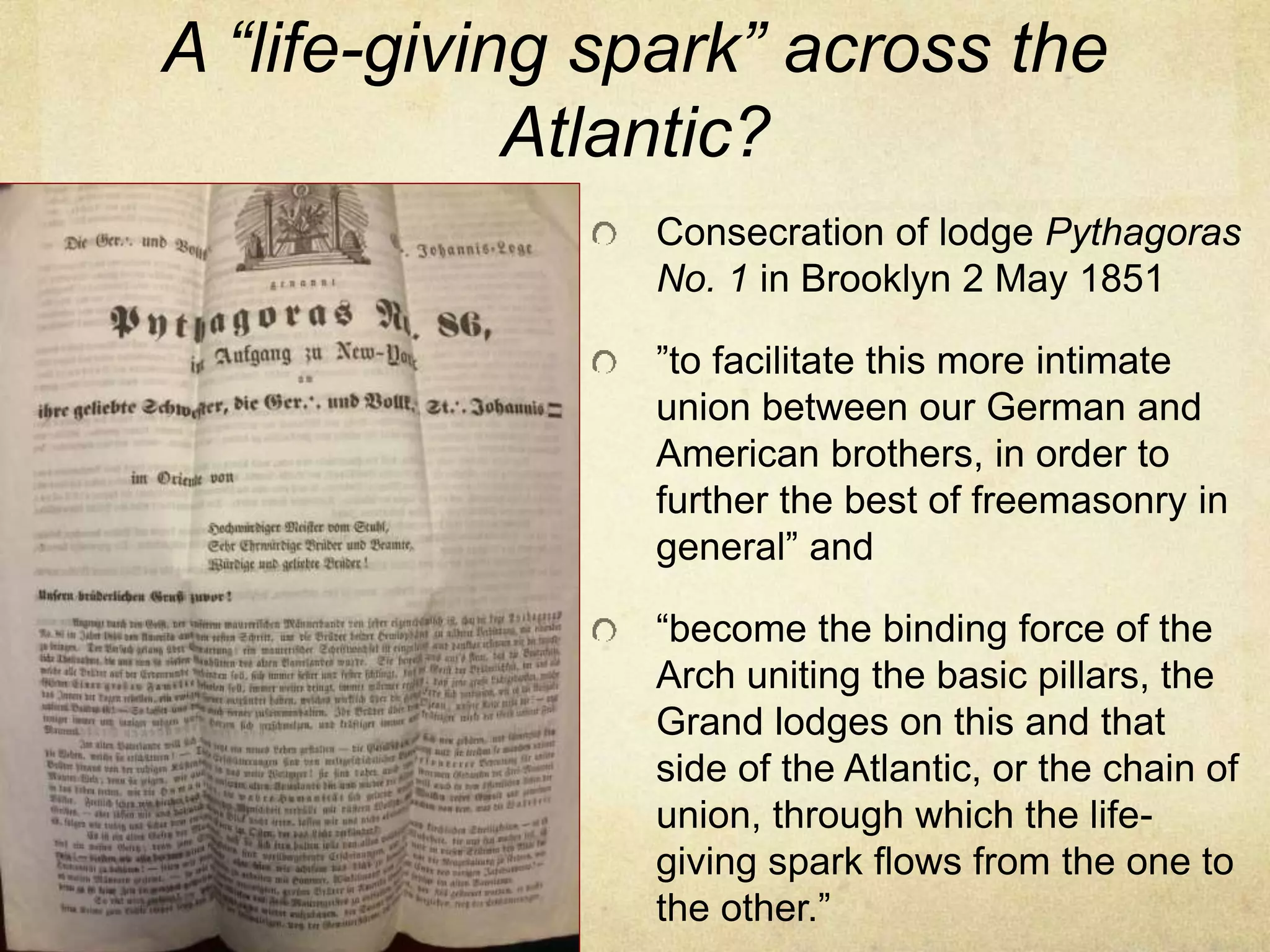 Borders of masonic cosmopolitanism | PPTX