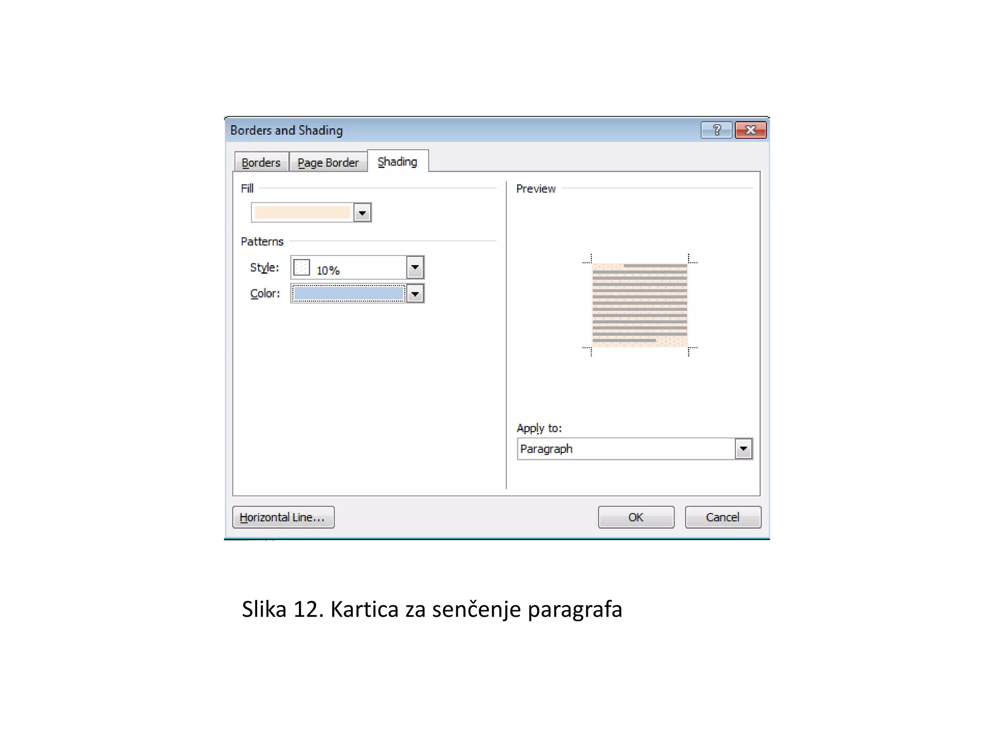 Borders shading | PPT