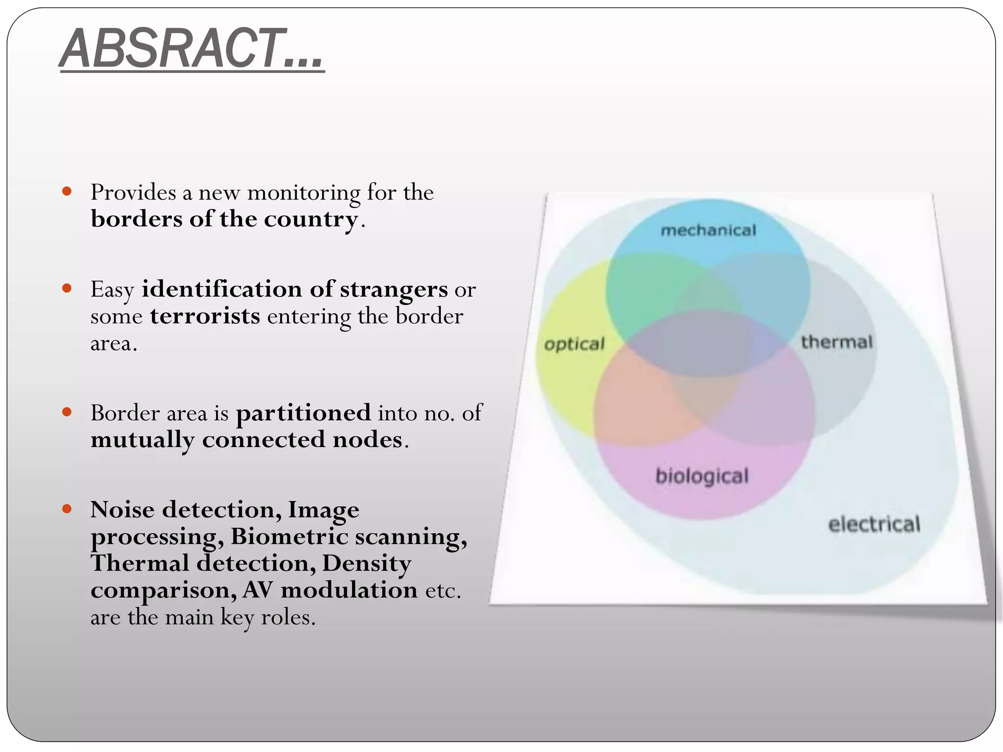A Border security Using Wireless Integrated Network Sensors (WINS) | PDF