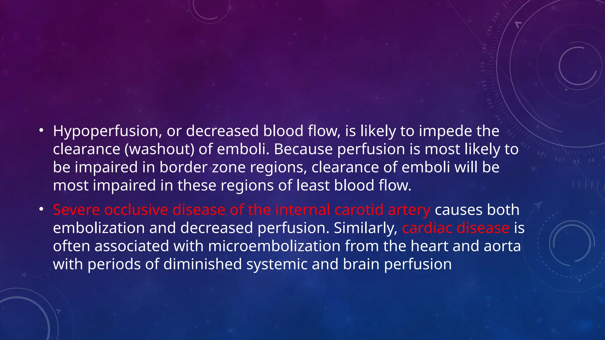 Border zone infarcts in cerebrum and cerebellum.pptx