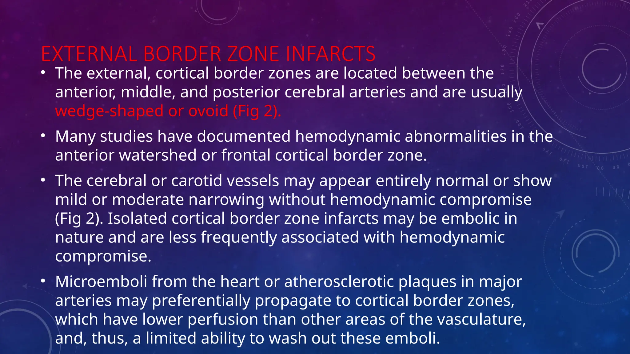 Border zone infarcts in cerebrum and cerebellum.pptx