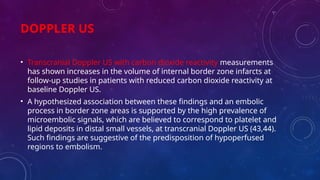 Border zone infarcts in cerebrum and cerebellum.pptx