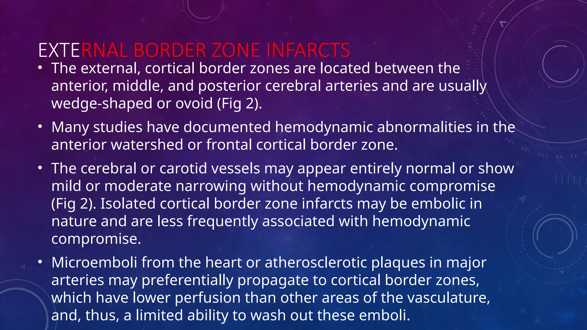 Border zone infarcts in cerebrum and cerebellum .pptx