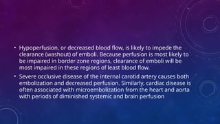Border zone infarcts in cerebrum and cerebellum .pptx