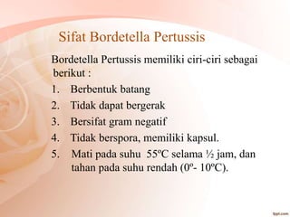 Bordetella pertussis | PPTX