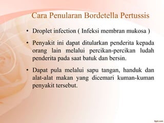 Bordetella pertussis | PPTX