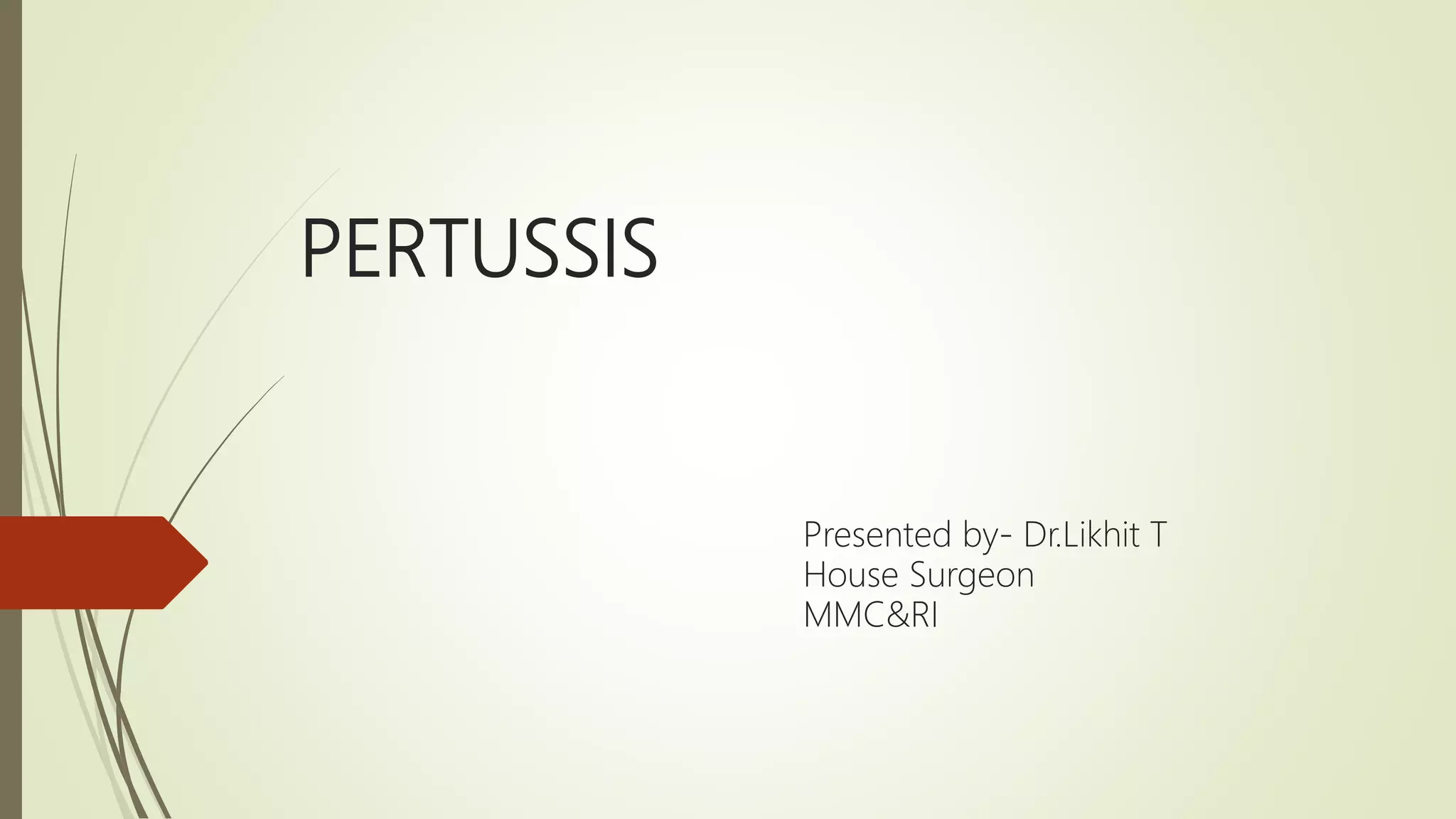 Bordetella pertussis | PPTX