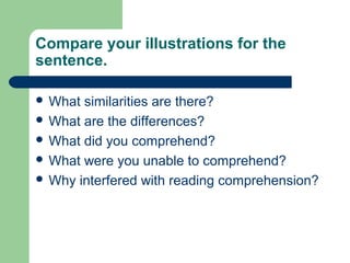 Using a nonsense sentence to explain the process of reading | PPT