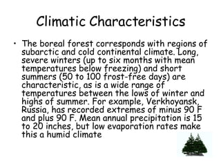 Boreal Forests | PPT