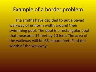 Border problems | PPT