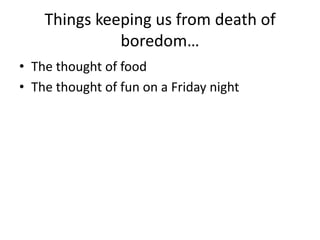 Boredom | PPTX