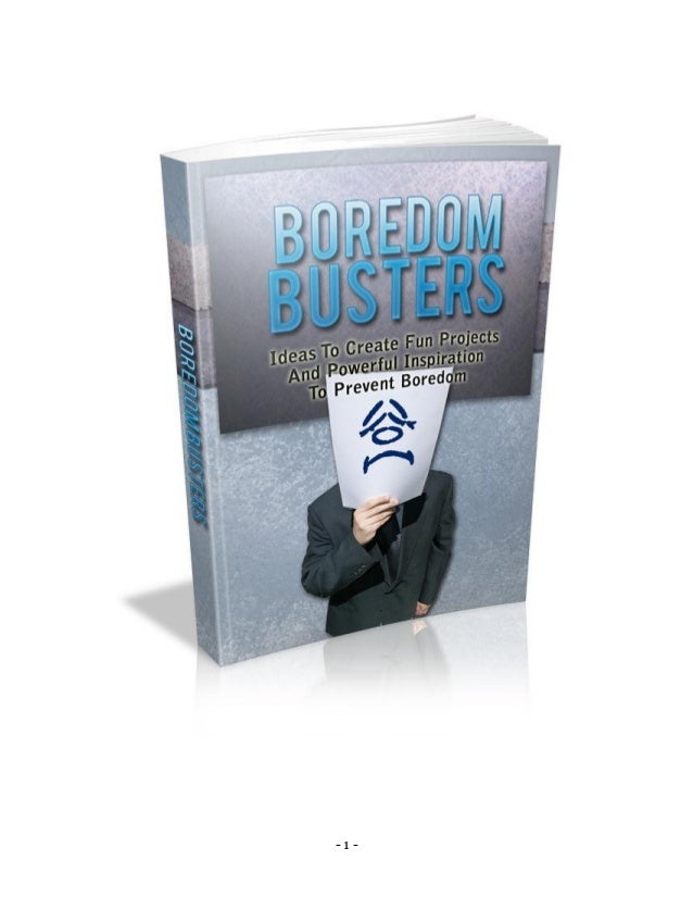 Boredom busters | PDF