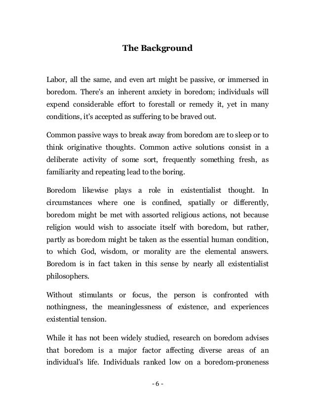 Boredom busters | PDF