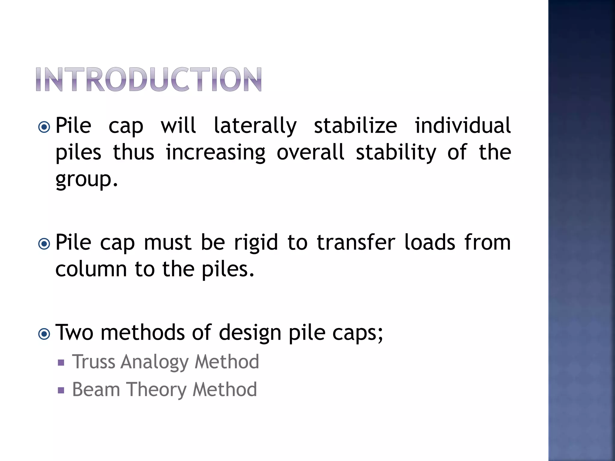 BORED pile and pile cap design.ppt