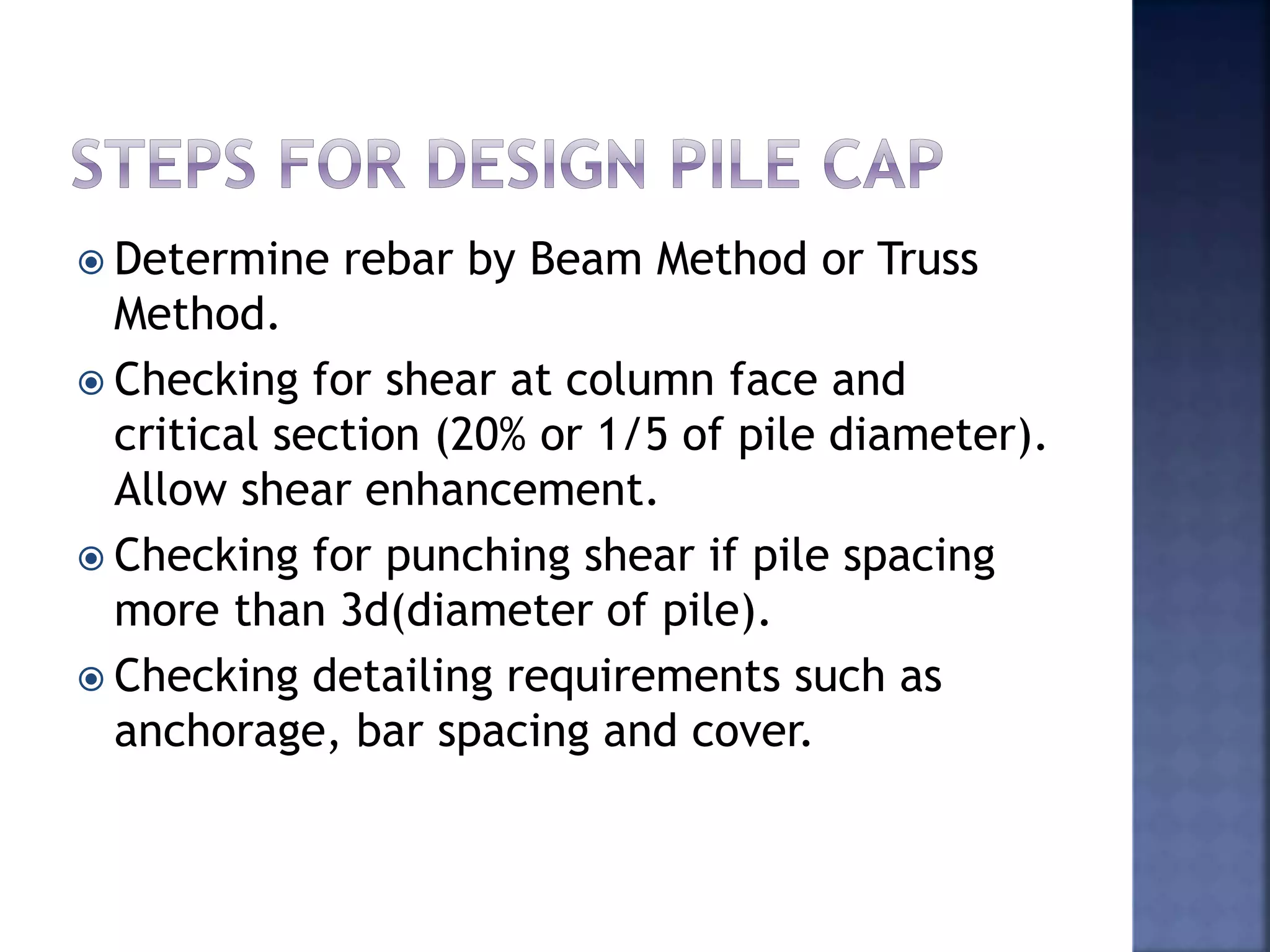 BORED pile and pile cap design.ppt