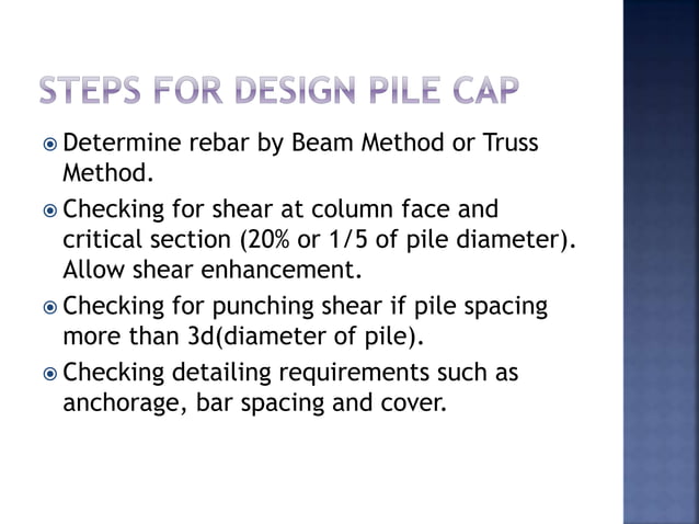 BORED pile and pile cap design.ppt