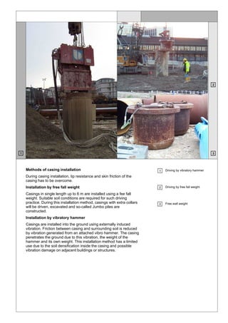 Bored piles production method | PDF | Geology | Science