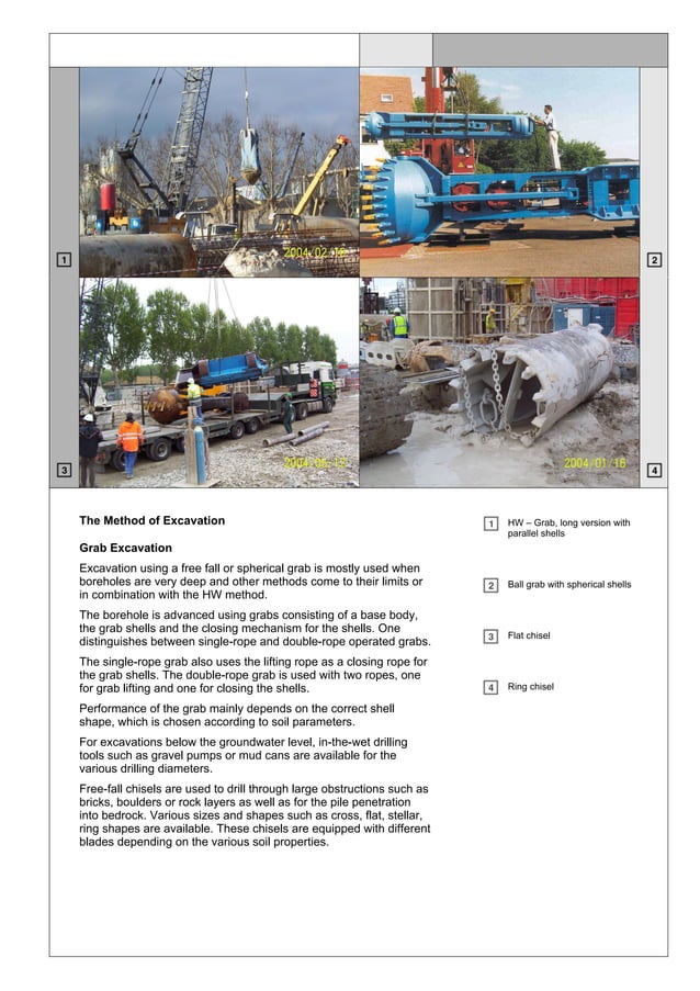 Bored piles production method | PDF | Geology | Science