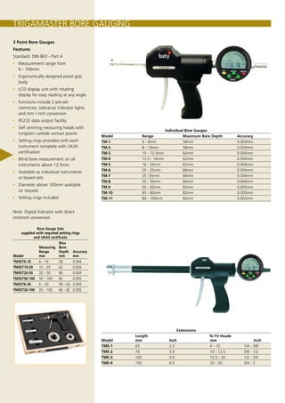 Bore gauges | PDF