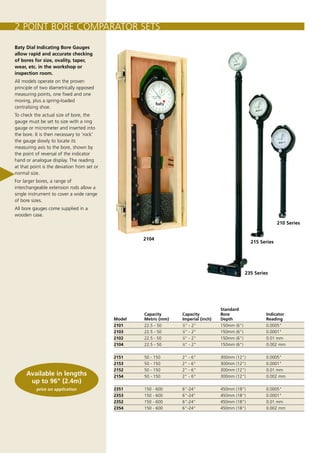 Bore gauges | PDF