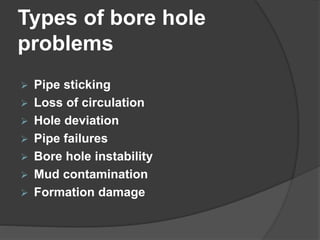 Bore hole | PPTX