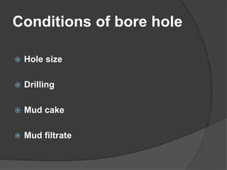 Bore hole | PPTX