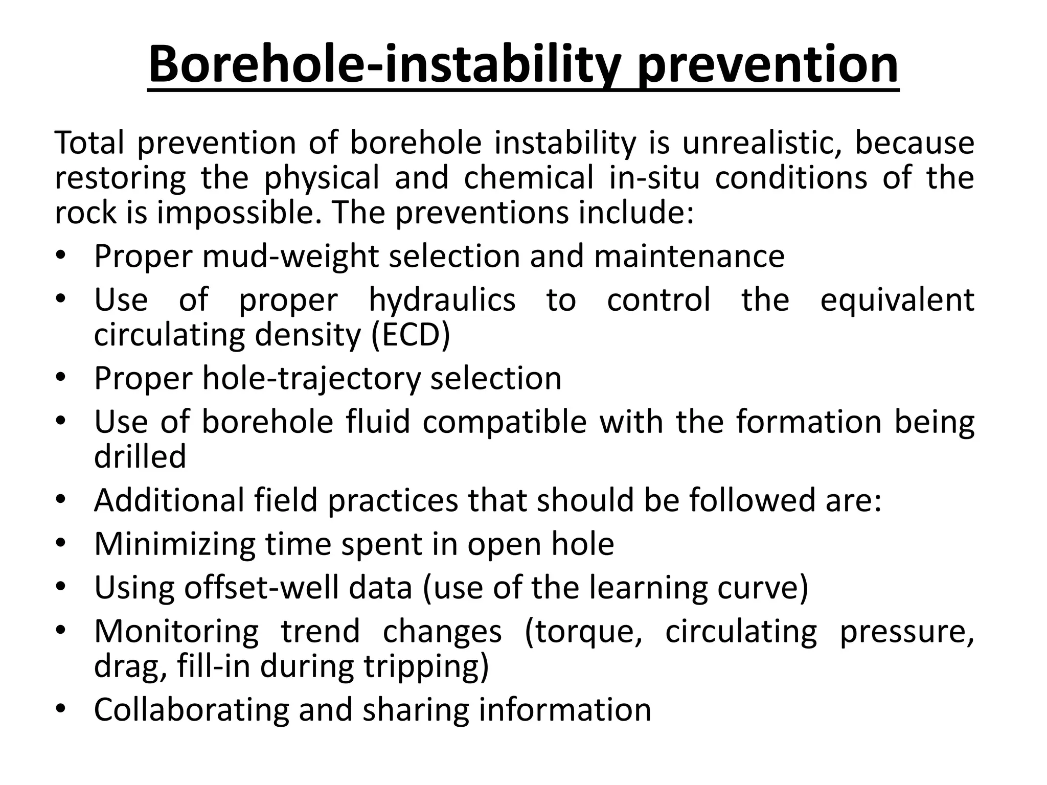 Borehole and Drilling problems | PPTX