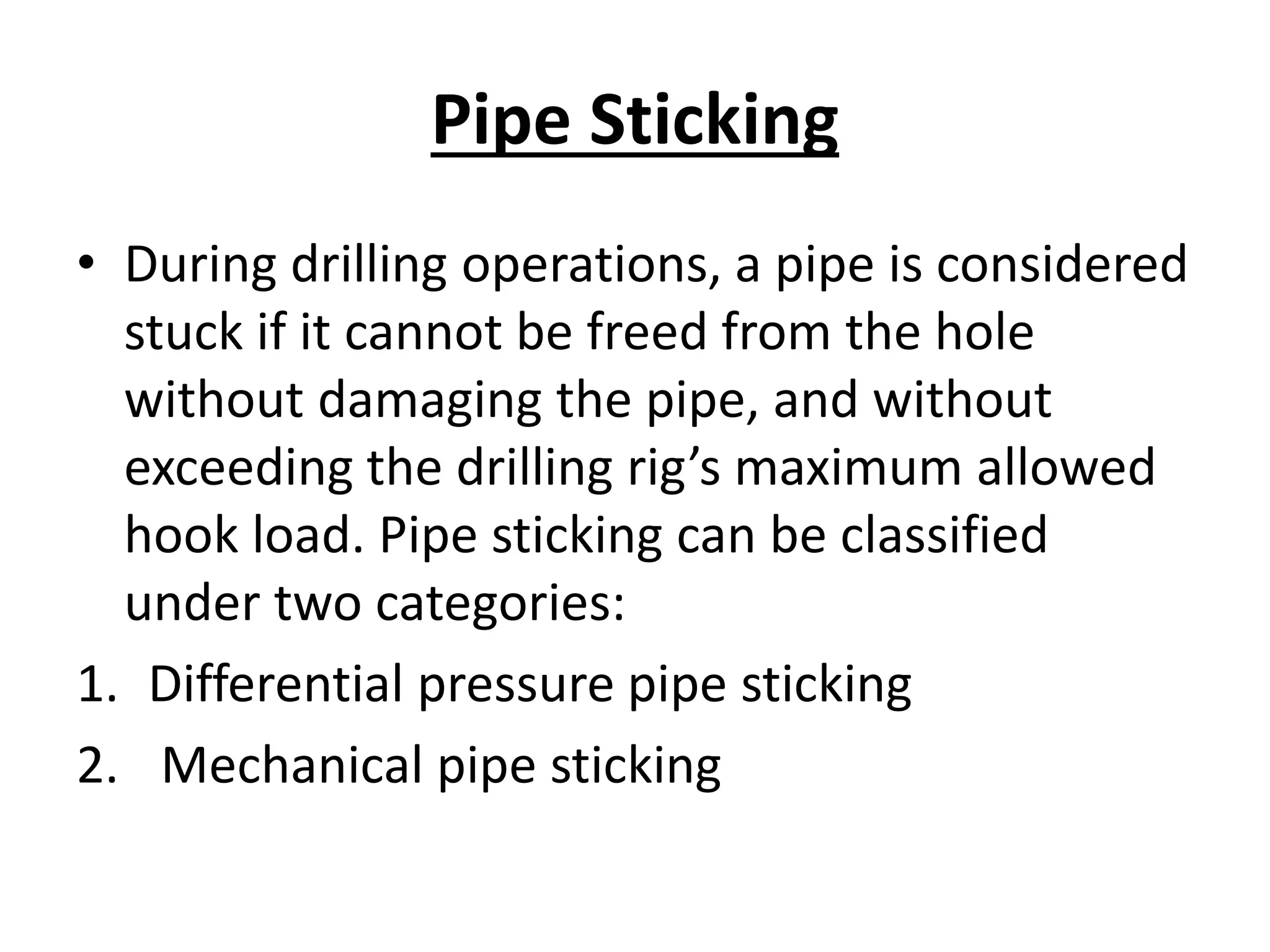 Borehole and Drilling problems | PPTX