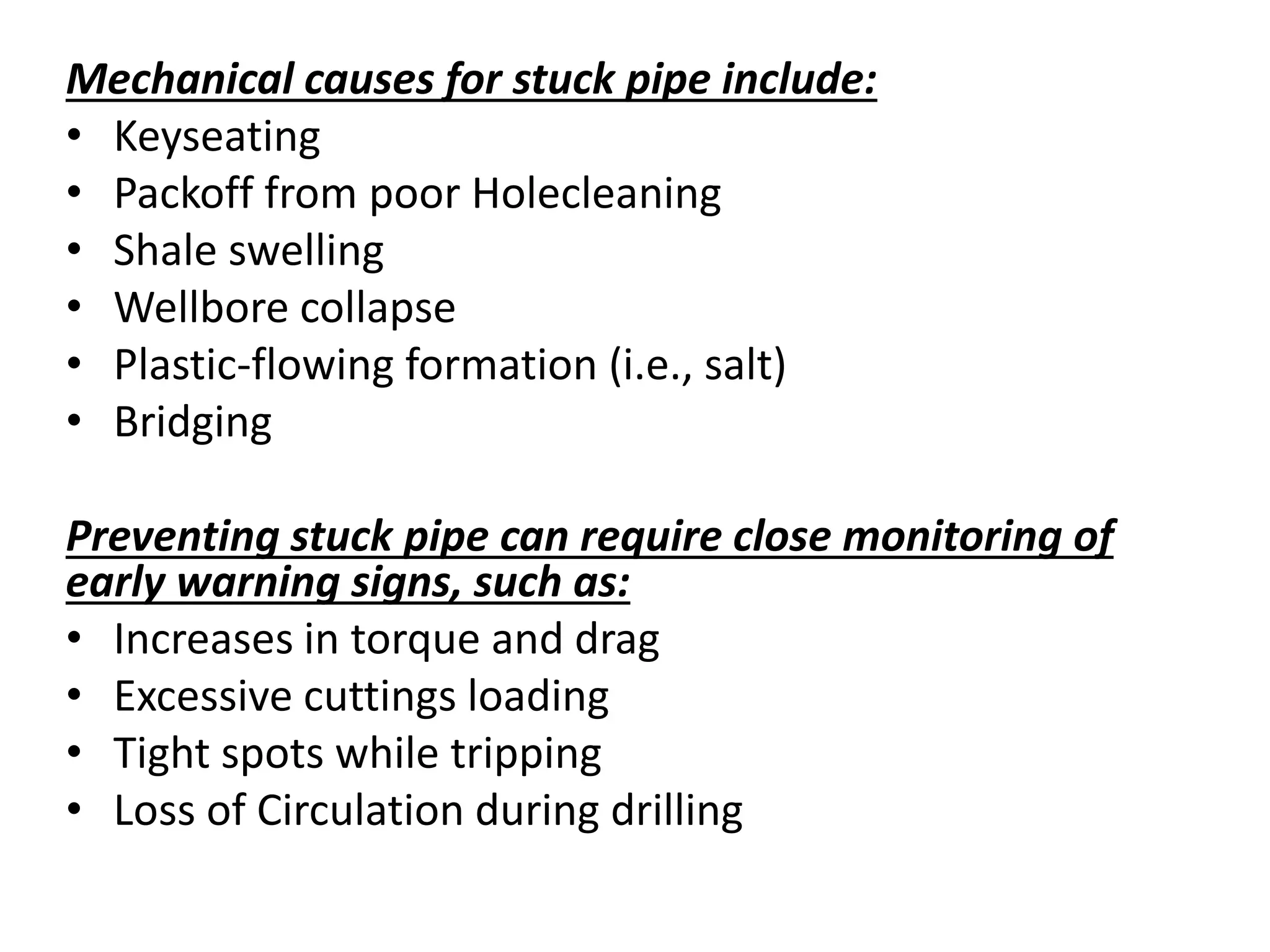 Borehole and Drilling problems | PPTX