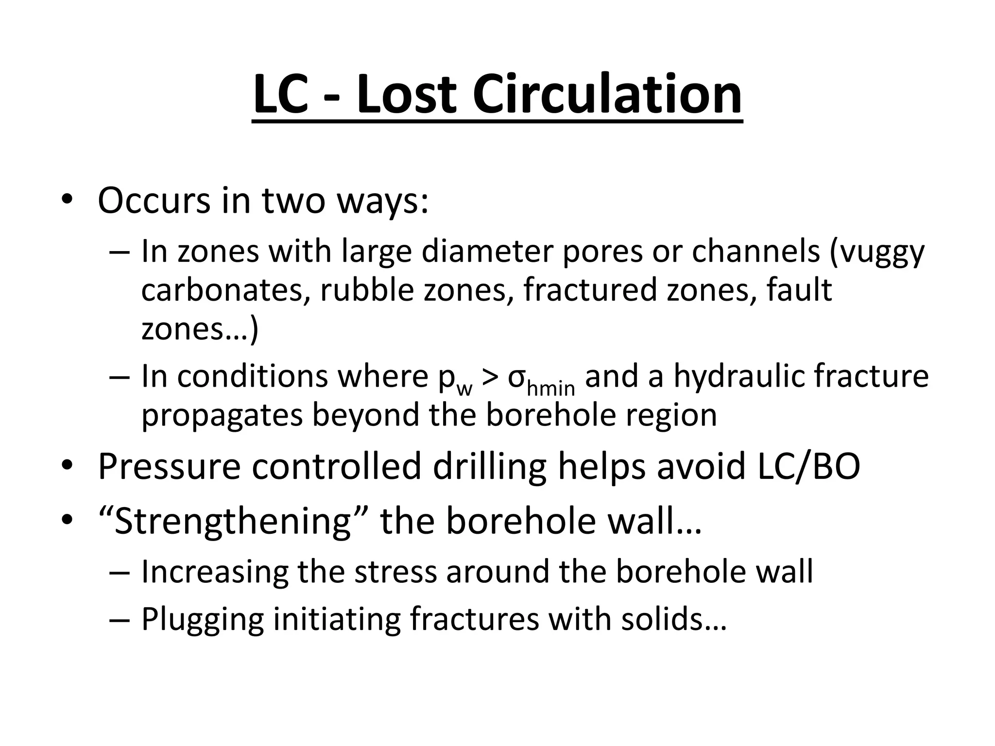 Borehole and Drilling problems | PPTX