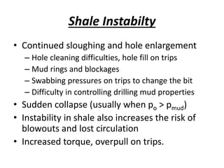 Borehole and Drilling problems | PPTX