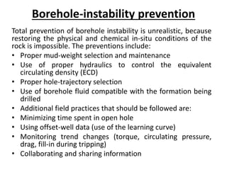 Borehole and Drilling problems | PPTX
